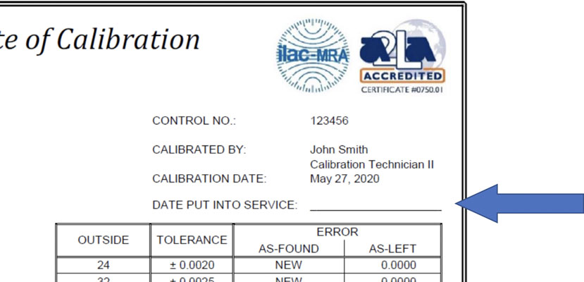Calibration-Certificate-Sample - Mitutoyo Mexico